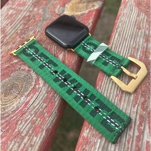 Off-White | Wearables | Offwhite Mini Industrial Belt Green Apple Watch ...